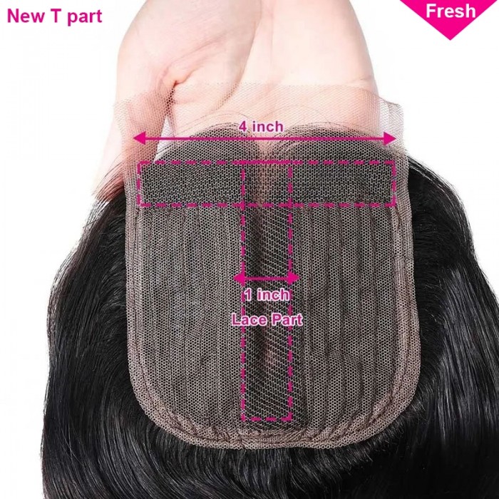 Julia Hair Peruvian Virgin Hair Body Wave Lace Closure With 3 Bundles ...