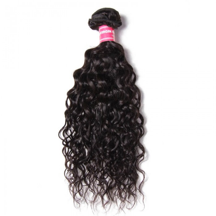 Julia 1 Piece Of Water Wave Hair Weaves 100% Human Hair Wavy Bundles ...