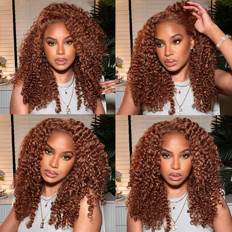 Ginger Brown 13x4 Lace Front Wig | Julia hair