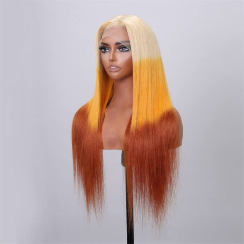Julia Hair Multi Color Ombre # 613/ Orange / Brown Straight Wig | Julia ...