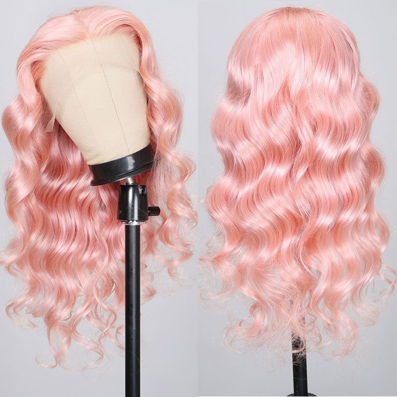 Julia Hair Blush Pink 13x4 Lace Front Loose Wave Wig | Julia hair