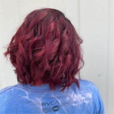 How To Dye Burgundy Hair Color At Home?-Julia Human Hair Blog - | Julia ...
